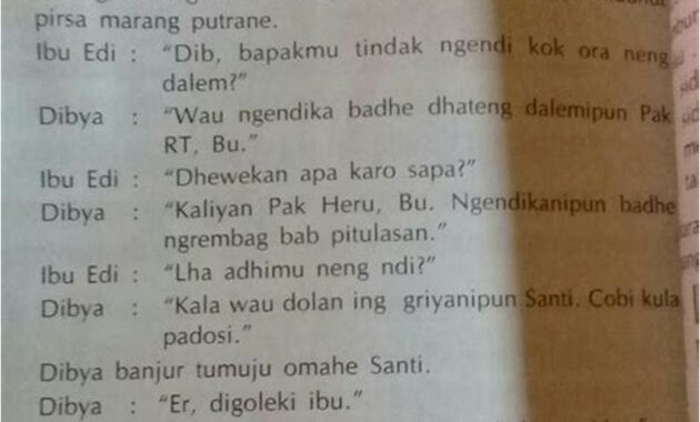 Pembuka Presentasi Bahasa Jawa - Sepertinya